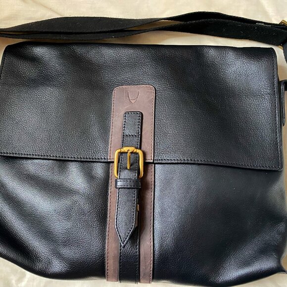 Hidesign | Bags | Nwt Hidesign Black Leather Briefcase | Poshmark